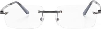 Cartier Rahmenlose Brille - Schwarz