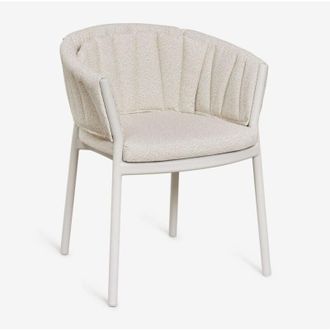 Sklum Chaise de jardin avec accoudoirs en aluminium et tissu Roderise SKLUM