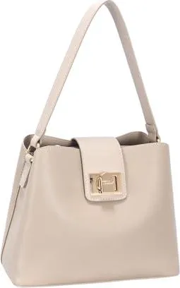 David Jones Paris - Sac &agrave; main Femme Similicuir - Sac port&eacute; &eacute;paule 3 compartiments - Taille Moyenne - Ville Chic Classique &eacute;l&eacute;gant Pratique (Oxford Tan)