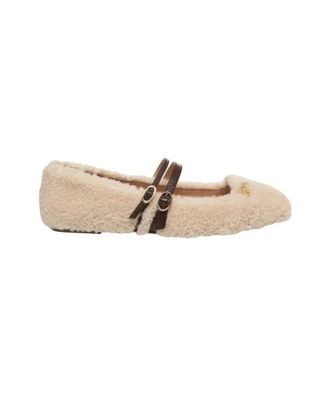 Liu Jo Beige Ballerinas With Faux Fur Upper - Gr. 37 (EU) - in Beige