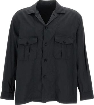Kaptain Sunshine Kaptain Sunshine, Homme, Chemises, Noir, Taille: M Silk Shirt