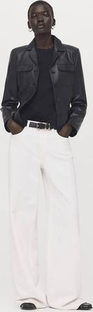 Mango T-shirt coton manches courtes noir - Femme - XXS - MANGO