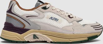 Autry Baskets Homme Hyperway Low Sue Meshact White Fig