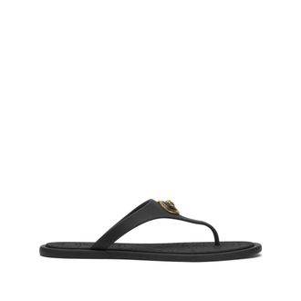 Versace Schwarze Medusa Head Sandalen - - Shoes - Damen - Schwarzk - 36 EU