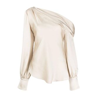 SIMKHAI Femme, Blouses et Chemises, Beige, Taille: 36 FR Blouses