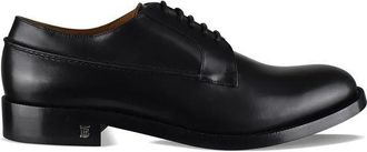 Burberry Cunningham Patent Leather Derbies With Silver-Plat - Gr. 44,5 (EU) - in Schwarz