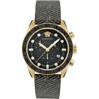 Versace Greca Dome Chrono - - Accessories - Herren - Schwarzk - ONE SIZE