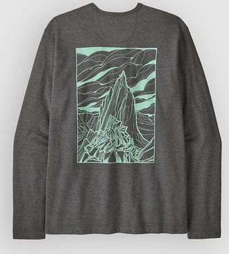 Patagonia Lw Cloud Crag Wildrise Crew Sweater ink black