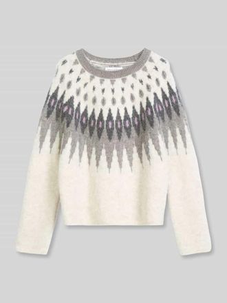 Marc O'Polo Pullover aus Wolle Alpaka mit Jacquard-Strick