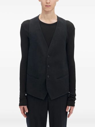 Ann Demeulemeester Juikko Classic Weste - Schwarz