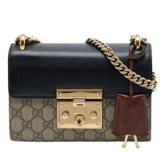 Gucci Sac bandouli&egrave;re vintage Pre-owned &agrave; cha&icirc;ne - Femme - Pre-owned - Beige - Taille: ONE Size