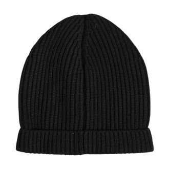 Dolce & Gabbana Rippstrick-M&uuml;tze - - Accessories - Herren - Schwarzk - ONE SIZE