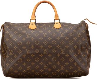 Louis Vuitton Crossbody Bags - Monogram Speedy 40 - Gr. unisize - in Braun - für Damen