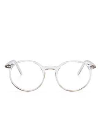 Lunor lunettes de vue à monture ronde - Blanc