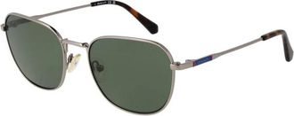 GANT Homme, Accessoires, Gris, Taille: ONE Size Lunettes de Soleil Aviateur Grises