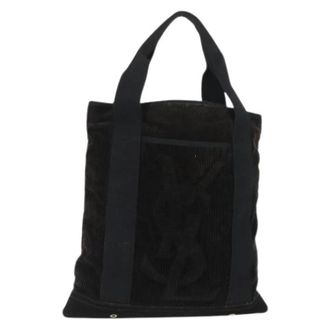 Saint Laurent Pre-owned Cord Tasche - - Pre-owned - Damen - Blau - ONE SIZE
