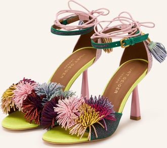 Kurt Geiger Sandaletten Mit Schmucksteinen gelb