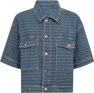 Mos Mosh MOS Mosh, Femme, Blouses et Chemises, Bleu, Taille: 40 FR Vestes