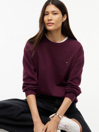 Tommy Jeans Rundhalspullover TJW ESSENTIAL CREW SWEATER EXT Baumwolle