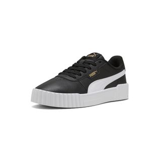 Puma Puma Carina 3.0, Weiblich Sneaker, Puma Black-Puma White-Puma Gold
