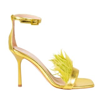 Liu Jo Camelia Feder-Stiletto-Sandaletten - - Shoes - Damen - Gr&uuml;n - 36 EU
