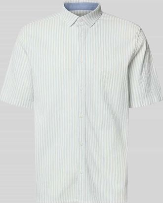 Tom Tailor Comfort Fit Freizeithemd aus Lyocell-Baumwoll-Mix