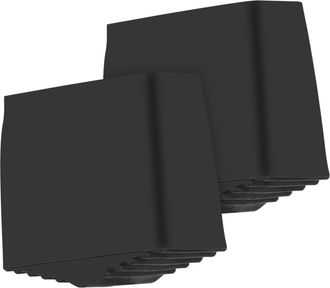 Valiclud 2 Stück rutschfeste Leiterfüße Gummischutzkappen Robuste rutschfeste Leiterfußabdeckungen Bodenschoner aus Flexiblem Gummi für Klappleitern Geräuschdä