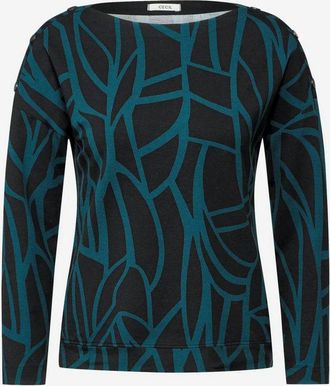 Cecil Langarmshirt Shirt mit Kn&ouml;pfen (1-tlg)