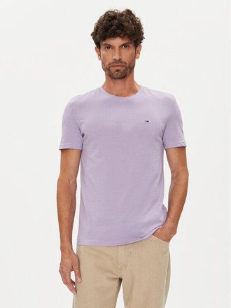Tommy Jeans T-Shirt Jaspe DM0DM20363 Violett Slim Fit
