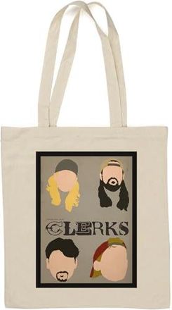 Generic TV 43 Sac fourre-tout en coton naturel Blanc