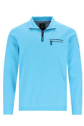 Hajo Sweatshirt H Leichtsweatshirt ZweitonStay Fresh m. Zip aqua