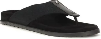Dolce & Gabbana DG Logo Thong Sandals - Black