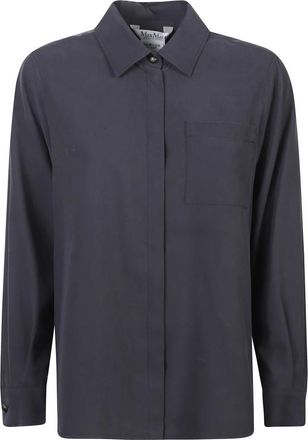Max Mara Femme, Blouses et Chemises, Bleu, Taille: 34 FR Chemise Siamoise