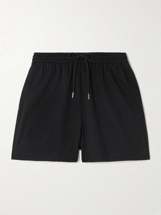 Theory Short En Laine Mélangée - Noir