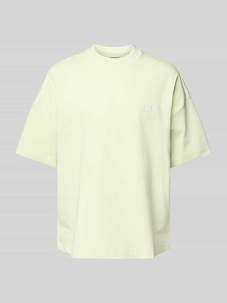 Carhartt Work in Progress T-Shirt mit geripptem Rundhalsausschnitt