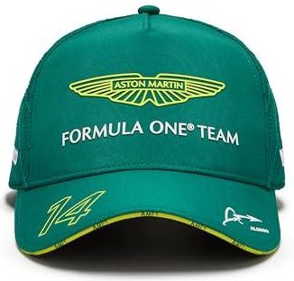 Aston Martin F1 Casquette Fernando Alonso 2024 pour Enfant - Vert - Taille Unique