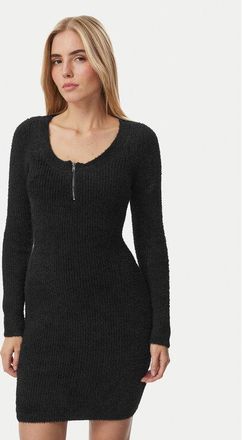 Guess Strickkleid W6BK89 Z1921 Schwarz Regular Fit
