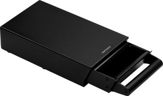 Normcore Abschlagbox für Kaffeesatz, Sudschublade für Espresso Siebträgermaschine, Abschlagkasten mit herausnehmbarer Abklopfstange, Klopfbox-Schublade aus 304