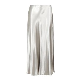 Alberta Ferretti Satin-Maxirock - - Skirts - Damen - Grau - S