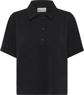 MY ESSENTIAL WARDROBE Femme, Tops, Noir, Taille: 42 FR Polo Chemises