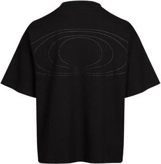 Rains T-shirt ample en maille gaufr&eacute;e