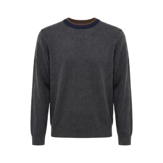 PESERICO Pull en pure laine vierge - Homme - Pulls - Gris - Taille: XL