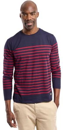 Armor Lux Marini&egrave;re col Bateau en Coton l&eacute;ger