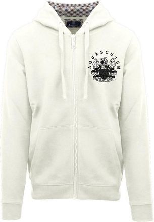 Aquascutum Hoodie mit durchgehendem Rei&szlig;verschluss f&uuml;r Herren, leger (Butterfarben)