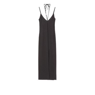 Karl Lagerfeld Dna Shine Halter Kleid - - Dresses - Damen - Schwarzk - L