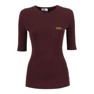 Elisabetta Franchi Damen, Strickwaren, Braun, XLGr&ouml;&szlig;e