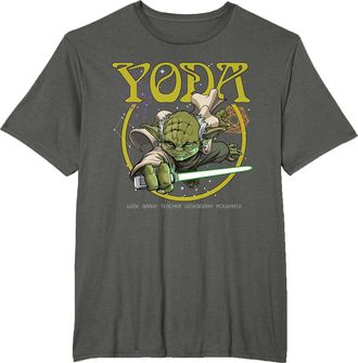 Star Wars Revenge of the Sith Yoda Lightsaber Zodiac T-Shirt