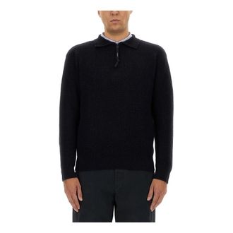 Aspesi M171 Rundhals-Pullover - - Knitwear - Herren - Blau - XL