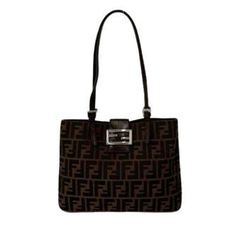 Fendi Pre-owned Canvas Shoulder Bag - - Pre-owned - Damen - Braun - ONE SIZE