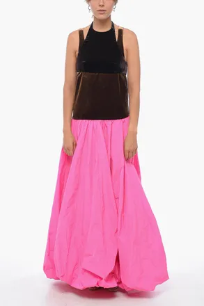 Valentino Ballon-Maxikleid BLOOM mit Korselett aus Chenille Valentino